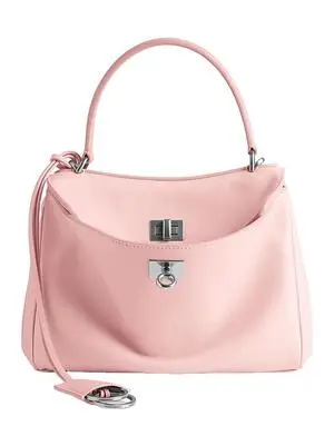 Balenciaga Rodeo Mini Handbag - Suede Pink