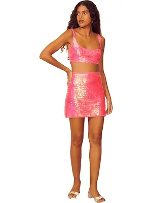 Saylor Tyrah Sequin Set - Gold