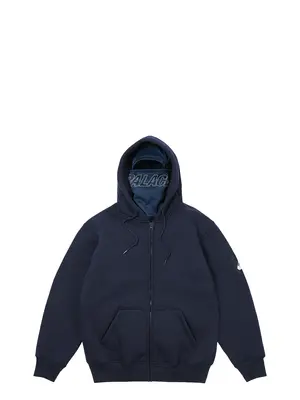 PALACE Thermal Hood With Facemask - Blue