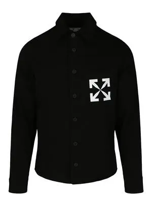 Off-White Arrow Denim Shirt - Black