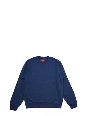 Supreme Dash Stripe Crewneck Sweatshirt - Navy Blue