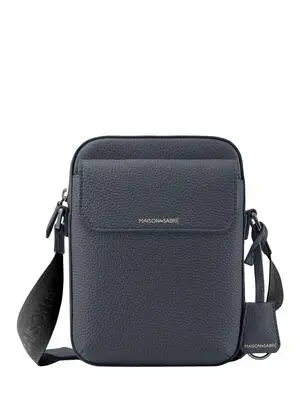 MAISON DE SABRE Leather Messenger Bag - Graphite Grey