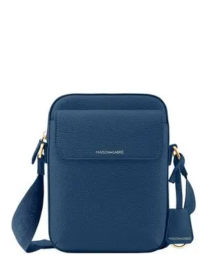 MAISON DE SABRE Leather Messenger Bag - Pacific Blue