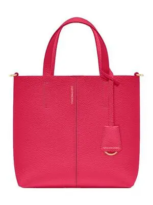 MAISON DE SABRE Small Leather Soft Tote - Fuchsia Lavender