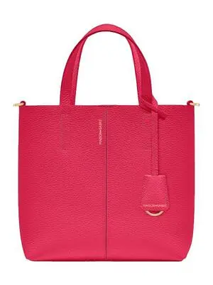 MAISON DE SABRE Small Leather Soft Tote - Fuchsia Lavender