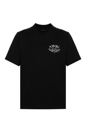 Amiri Arts District Logo-print Cotton T-shirt - Black