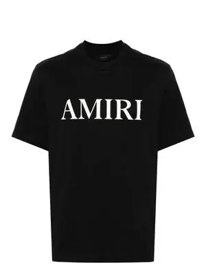 Amiri Rubberised-logo T-shirt - Black