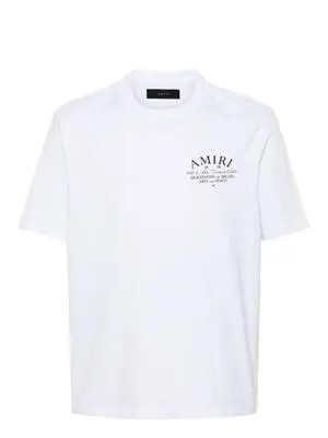 Amiri Logo-print Cotton T-shirt - White