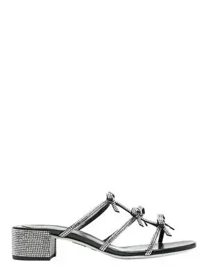 Rene Caovilla 35mm Caterina Sandals - Black
