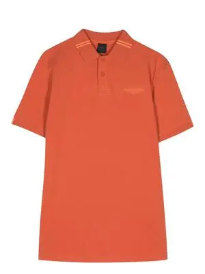 HACKETT Aston Martin Logo Polo Shirt - Orange