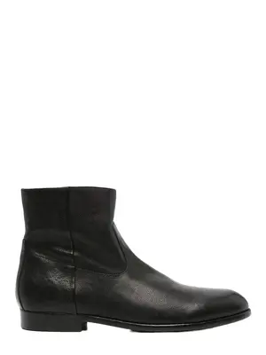 BUTTERO® Floyd Leather Ankle Boots - Black