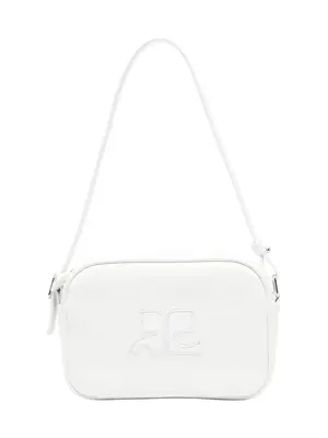 COURREGES Reedition Leather Camera Bag - White
