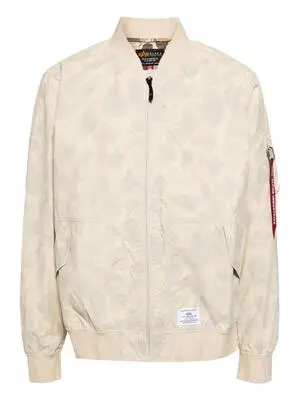 Alpha Industries L-2b Packaway Camo-print Bomber Jacket - Neutrals