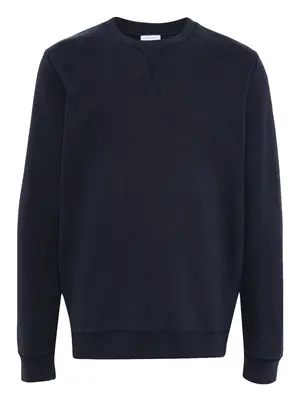 Sunspel Fine-knit Cotton Sweatshirt - Blue