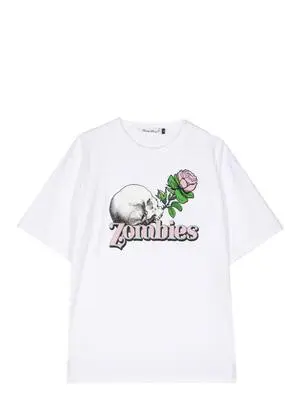 UNDERCOVERISM Zombies Graphic-print Cotton T-shirt - White