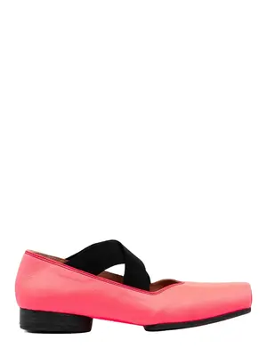 UMA WANG Crossover-strap Ballerina Shoes - Pink