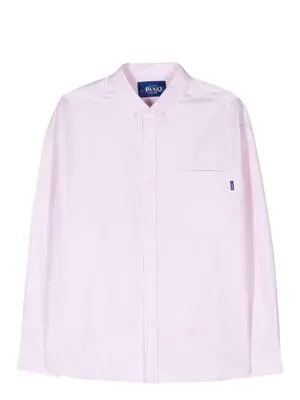 AWAKE NY Logo-embroidered Piqué Shirt - Pink