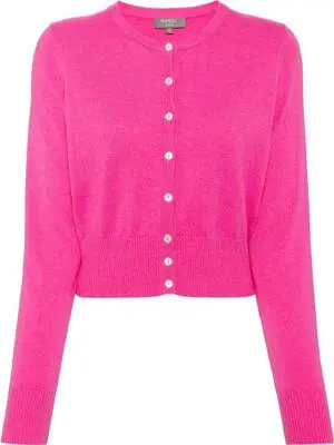 N.peal Ivy Organic Cashmere Cardigan - Pink