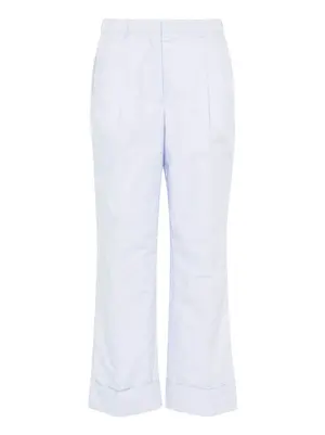 Officine Générale Willow High-waist Trousers - Blue