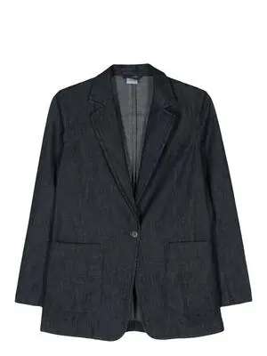 Aspesi Single-breasted Denim Blazer - Blue