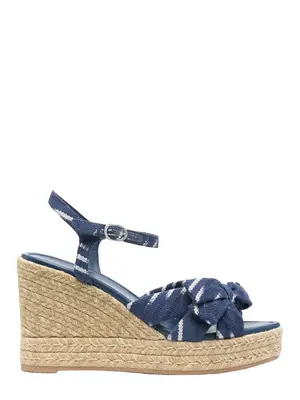 STUART WEITZMAN 80mm Sofia Wedge Espadrilles - Blue