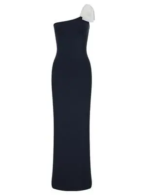 ZEYNEP ARÇAY Ribbon Scuba Maxi Dress