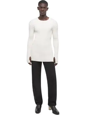 HELMUT LANG Helmut Lang Ribbed Long-Sleeve Top