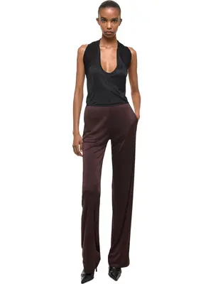 Helmut Lang Helmut Lang Fluid Car Trousers Espresso