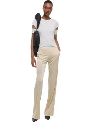 Helmut Lang Fluid Car Trousers - Warm Sand