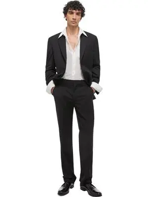 Helmut Lang Virgin Wool Classic Blazer - Black