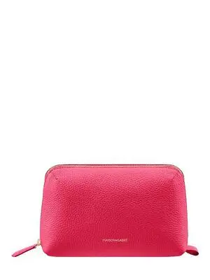 MAISON DE SABRE Leather Tech Pouch - Shibuya Fuchsia