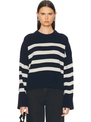 SKALL STUDIO Campa Jumper - Navy & White Sand Stripe
