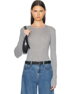 SKALL STUDIO Amy Top - Grey Melange
