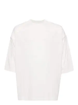 CROQUIS Crew-neck Cotton T-shirt - White