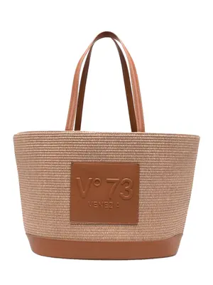 V°73 V°73 Logo-patch Tote Bag