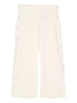 JIL SANDER Jil Sander Side-Button Straight-Leg Trousers