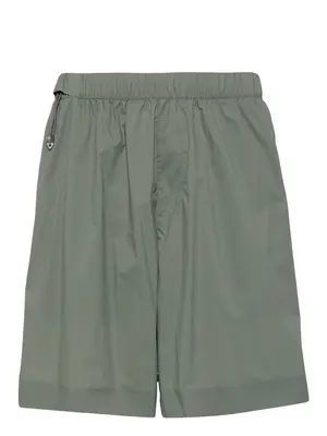 CROQUIS Elasticated-waistband Bermuda Shorts - Green