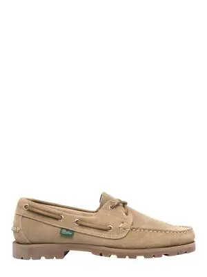 Paraboot Barth Suede Boat Shoes - Neutrals