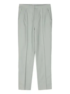 Dice Kayek Pleat-detail Tapered Trousers - Green