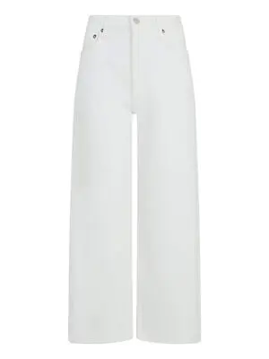 AGOLDE Harper Crop Jeans - White