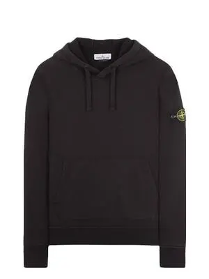 Stone Island Hooded Sweatshirt - Black