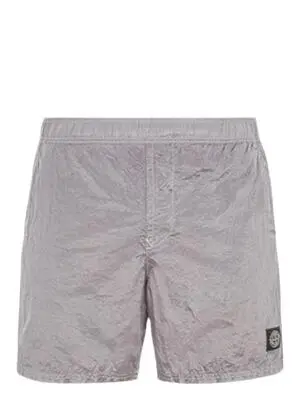 Stone Island Regular Fit Nylon Swim Trunks - Dust