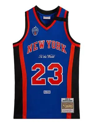Kith Mitchell & Ness Marcus Camby Knicks Jersey - Knicks Blue/knicks Orange