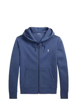 Ralph Lauren Doubleknit Fullzip Hoodie - Derby Blue Heather