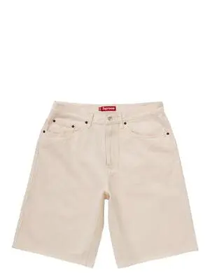 Supreme Baggy Denim Shorts - Natural