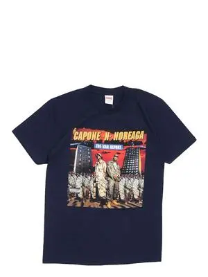 Supreme The War Report Tee Shirt - Navy Blue