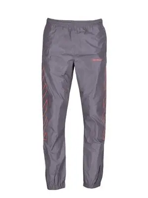 Off-White Diagonal Outline Track Pants - Dark Grey/orange
