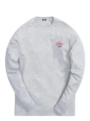 Kith Paris Opening Long Sleeve Tee Shirt - Light Heather Grey