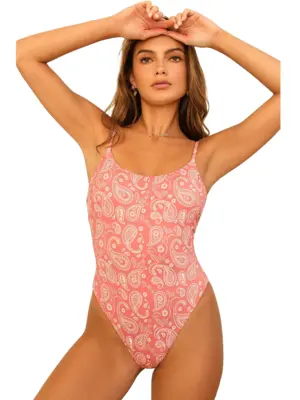 DIPPIN DAISY'S Star One Piece - Pink Paisley