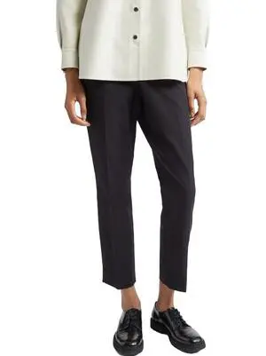 Lafayette 148 New York Stanton Slim Leg Ankle Pants - Black